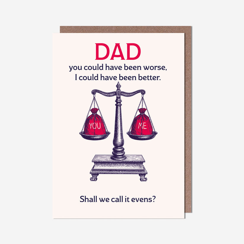 Even Weighing Scales Card – Pigment Productions